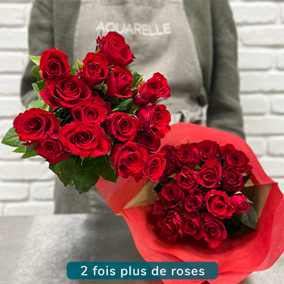 20 roses 'Red Calypso'