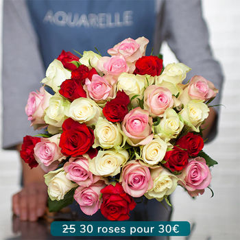 Aquarelle : Livraison fleurs à domicile | Fleuriste depuis 1987