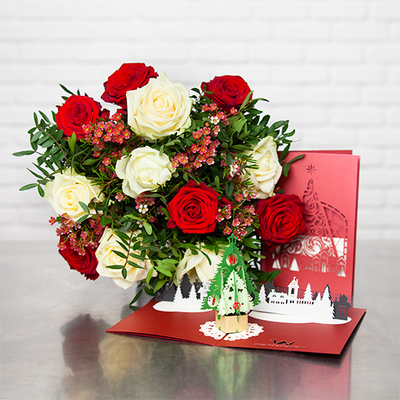 Flower bouquets christmas store